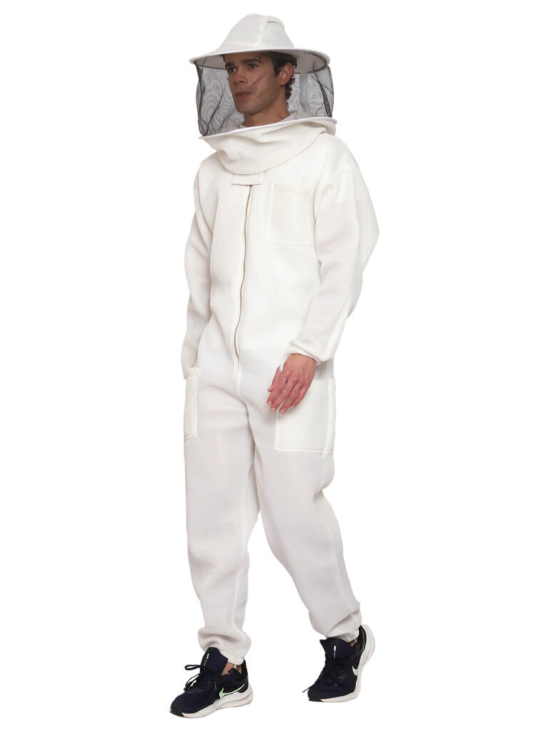 Ventilated Airmesh Bee Suit with Round Hood - BeeAttire